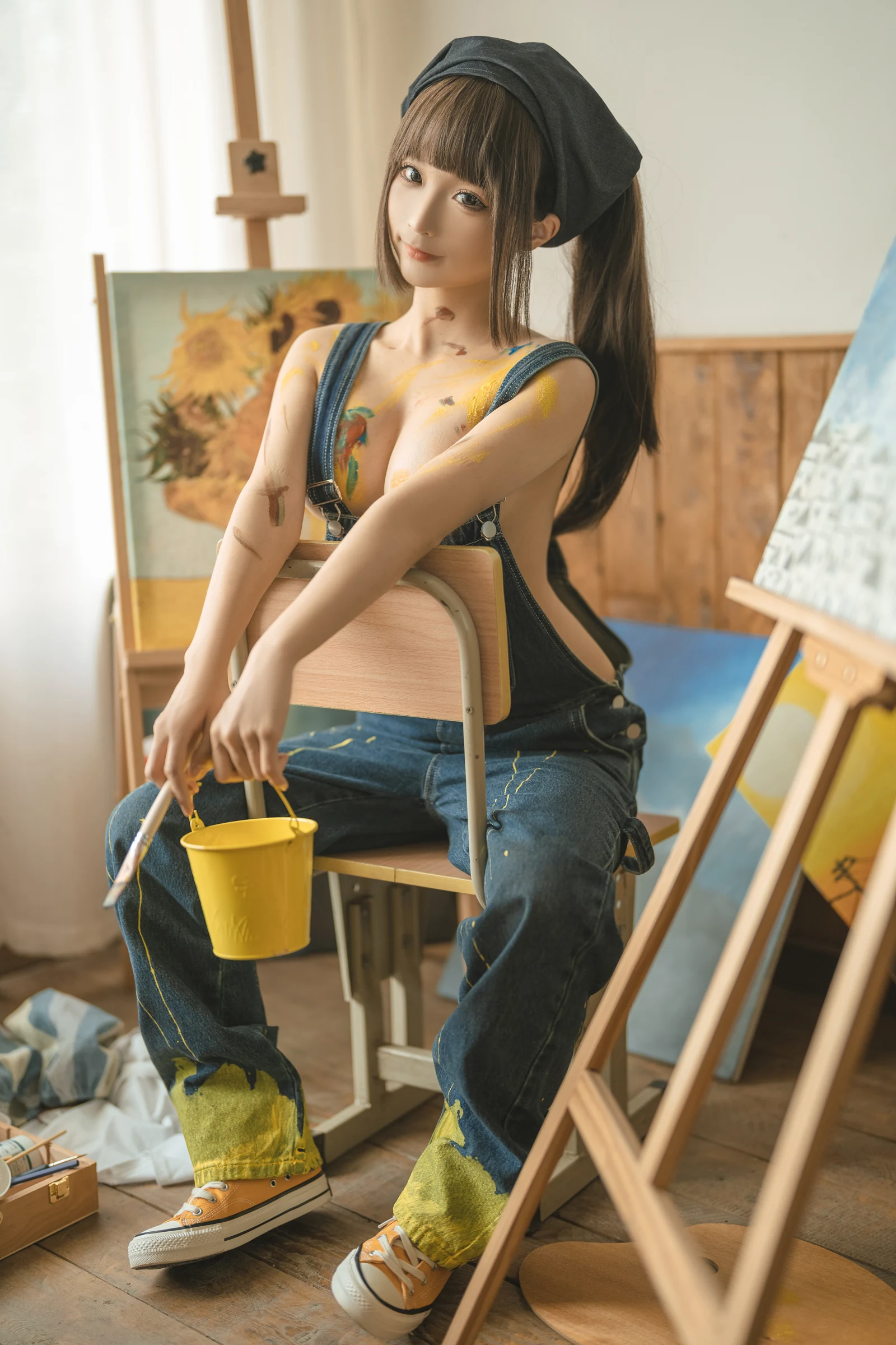 蠢沫沫 - NO.202 小画家 [110P-1.08GB] | chunmomo